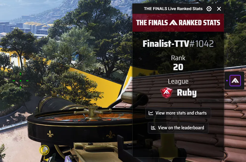 Twitch Extension – THE FINALS Leaderboard Tracker